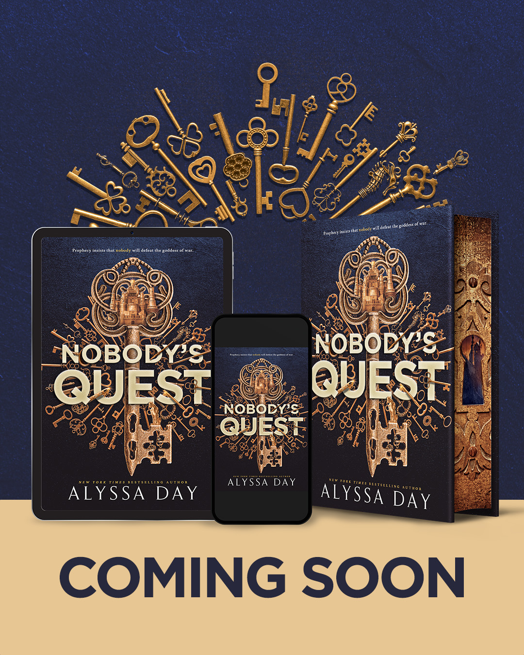 The official blurb for NOBODY'S QUEST!! | Alyssa Day